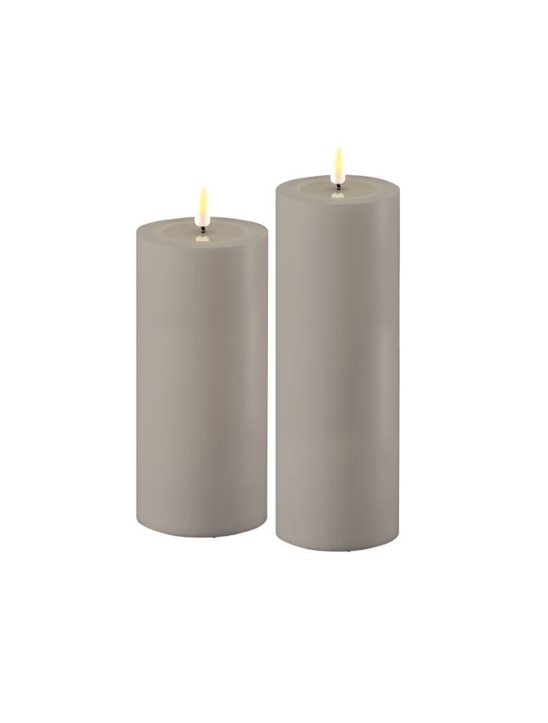 LED-ljus grå utomhus 7,5 x 20 cm – Livsenergi